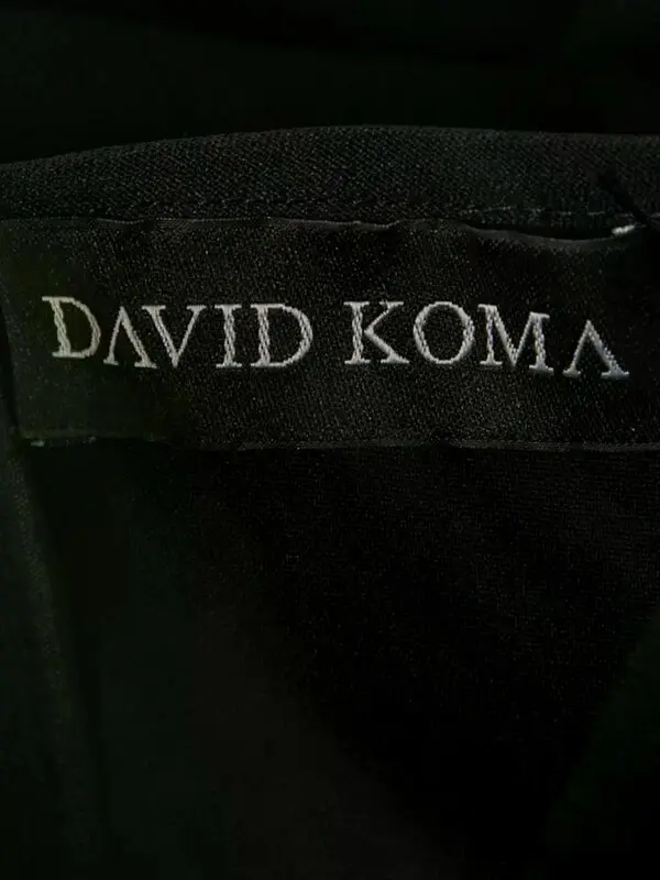 David Koma Strapless Zipper Jumpsuit