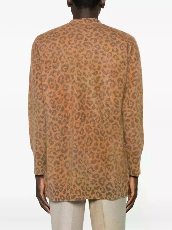 Arch4 Mr. Dubois Leopard-print Cardigan