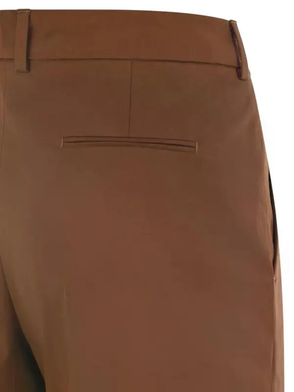 PT TORINO Turn-up Trousers - Brown