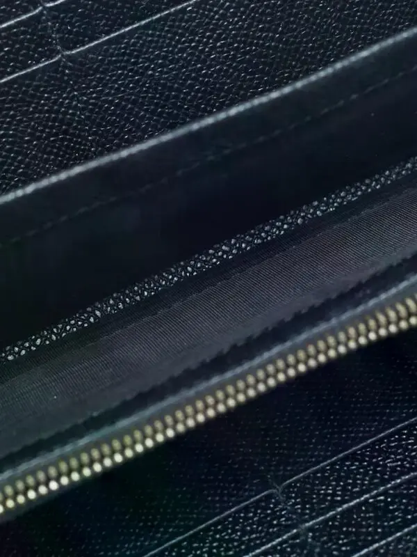 Dolce & Gabbana Zip Leather Wallet - Black