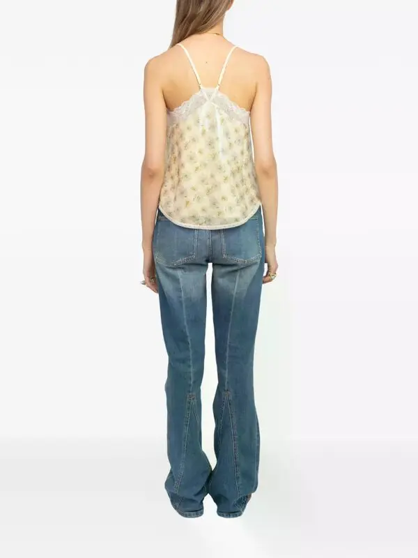 Zadig&Voltaire Christy Sequin Floral Camisole