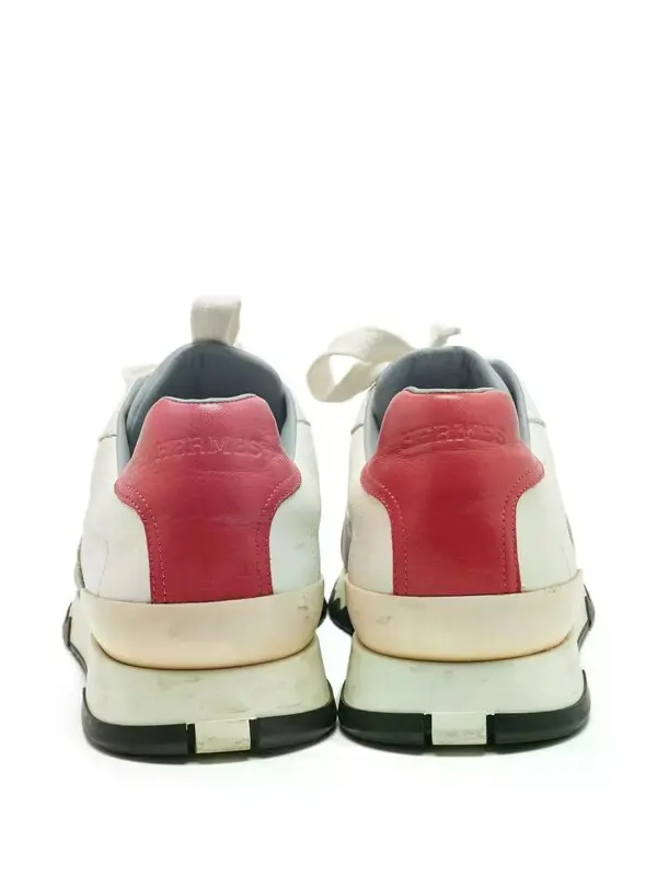 Hermès Trail Leather Sneakers - White