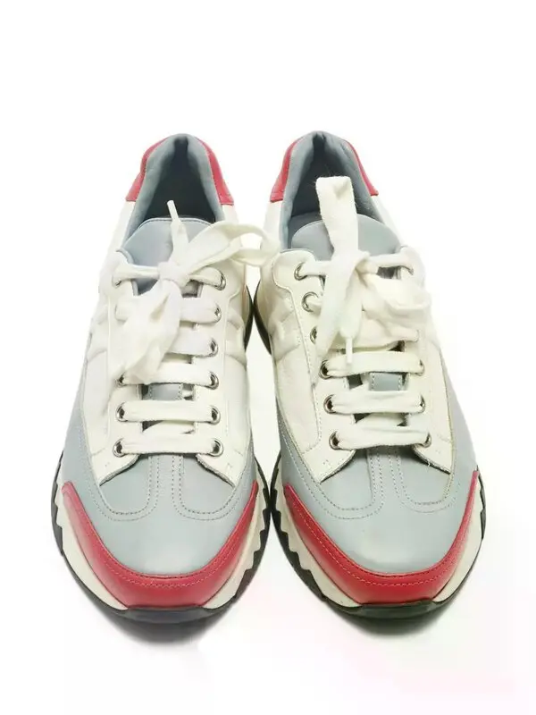 Hermès Trail Leather Sneakers - White