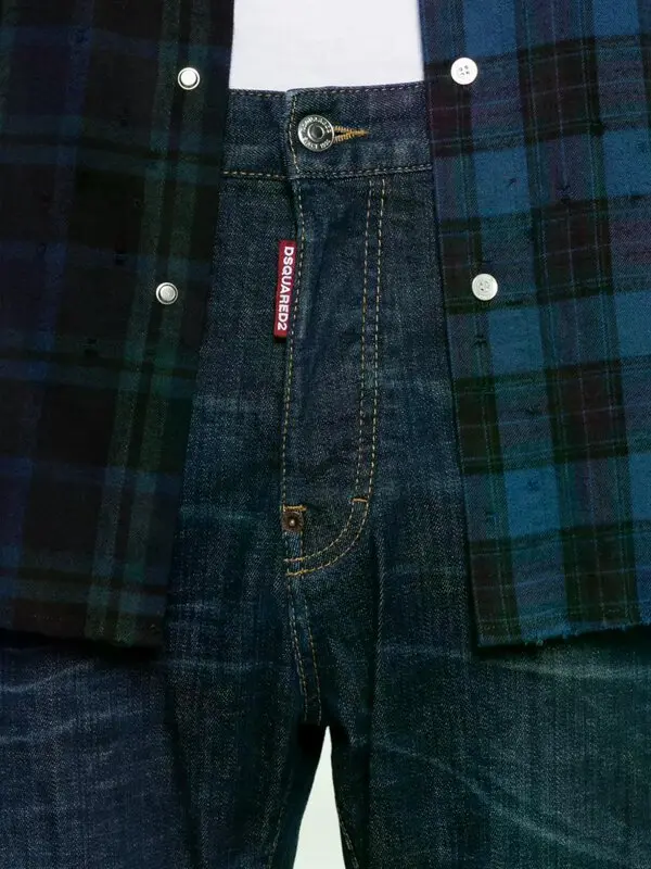 Dsquared2 Button-fastening Jeans - Blue