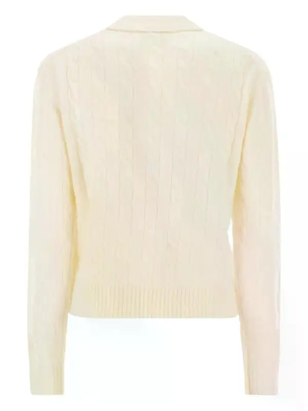 MC2 SAINT BARTH Cable-knit Polo Shirt