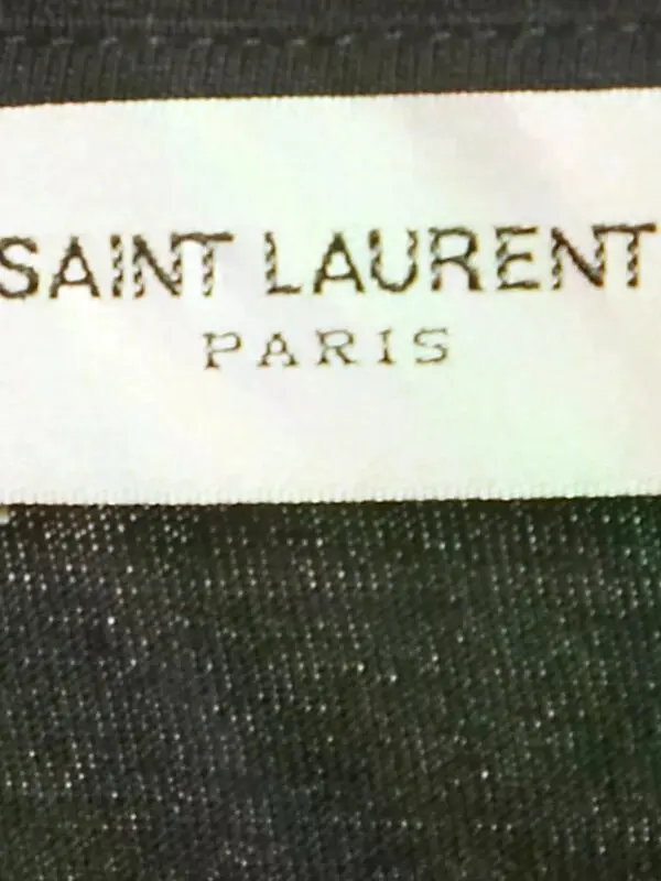 Saint Laurent Foil-motif T-shirt