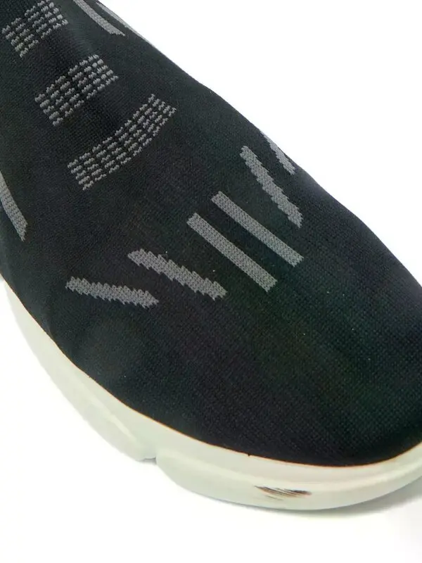 Prada High-top Sock Sneakers With Platform Sole