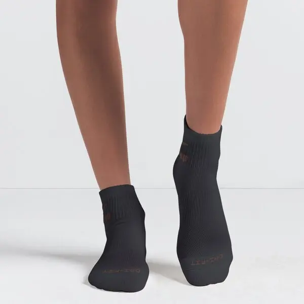 SKIMS Dri-fit Quarter Crew Socks 3-pack - Heather Grey Multi