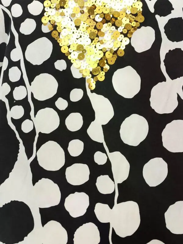 ANNA SCHOLZ Sequin-detail V-neck Blouse