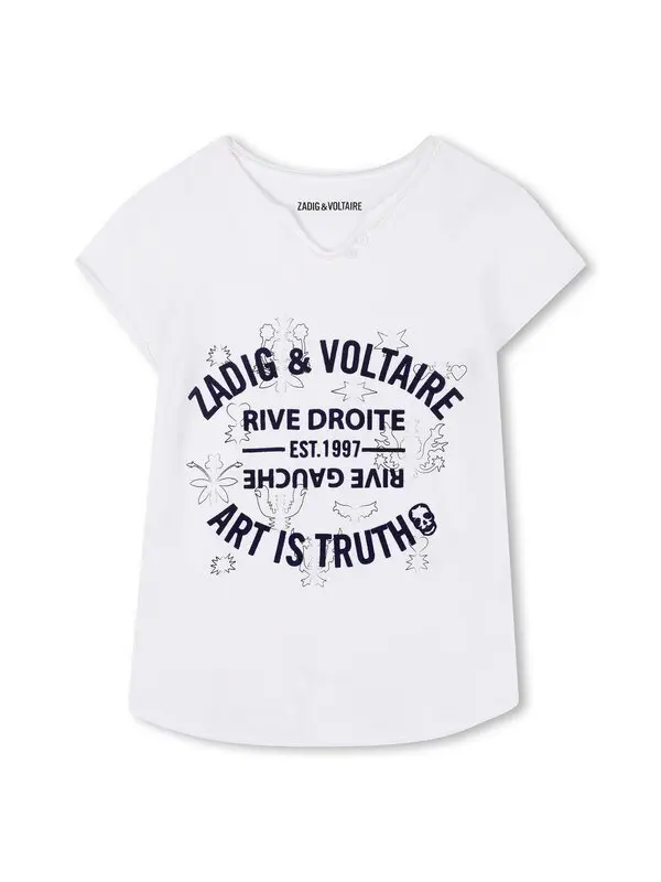 Zadig&Voltaire Logo T-shirt - White