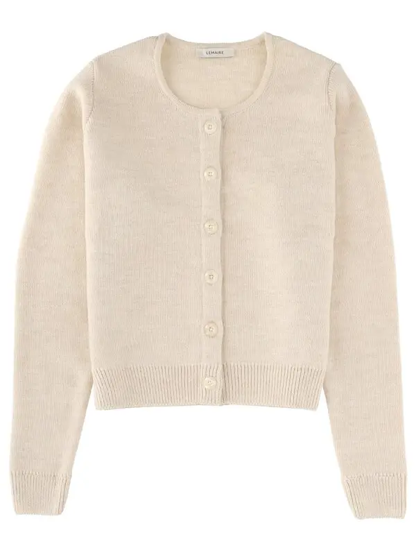 LEMAIRE Wool-blend Cardigan - White