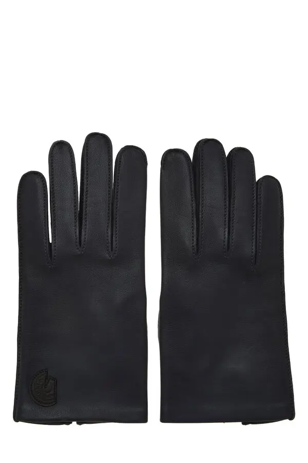 Hermès Lambskin Leather Gloves - Navy