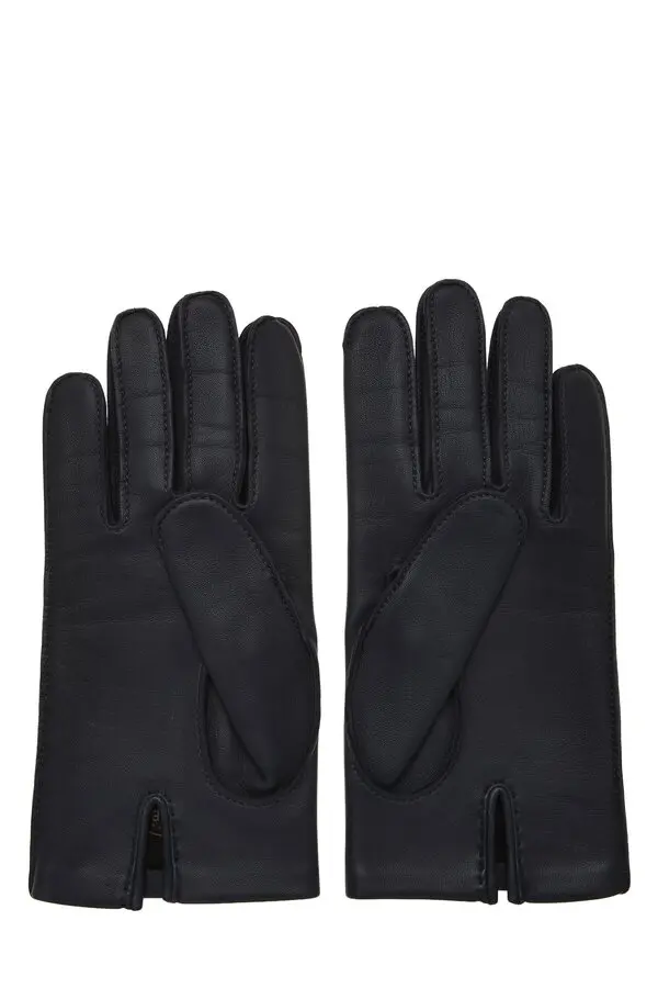 Hermès Lambskin Leather Gloves