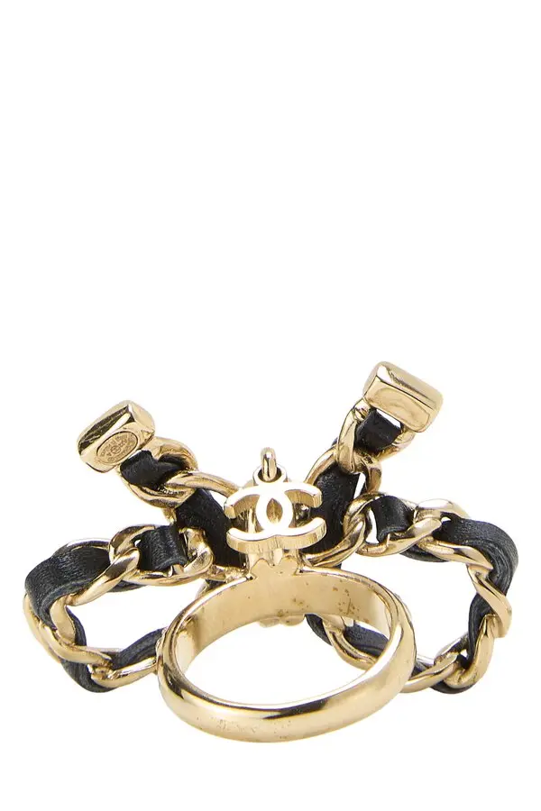 Chanel Gold Bow Ring