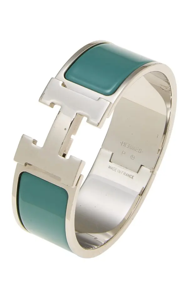 Hermès Clic-clac 'h' Bracelet - Green