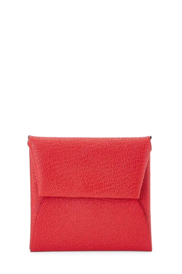 Hermès Chèvre Bastia - Rouge Radieux