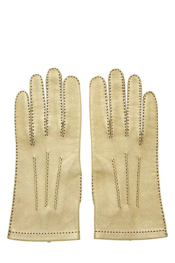 Chanel Lambskin Leather Gloves