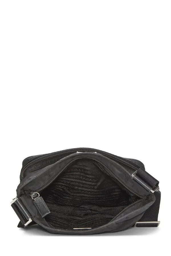 Prada Tessuto Nylon Zip Pocket Messenger
