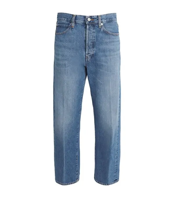 FRAME The Vertical Crop Straight Jeans