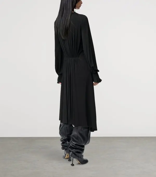 Loewe Draped Asymmetric Midi Dress