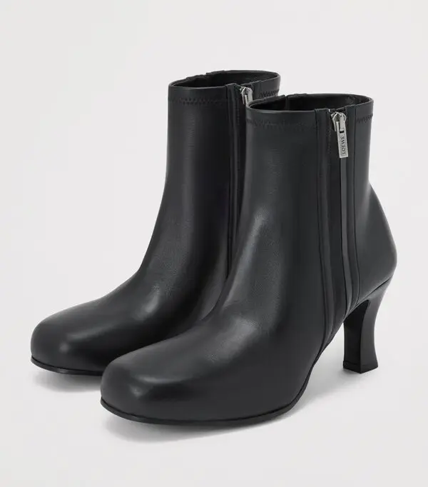 Loewe Leather Bobine Ankle Boots 75