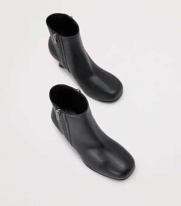 Loewe Leather Bobine Ankle Boots 75