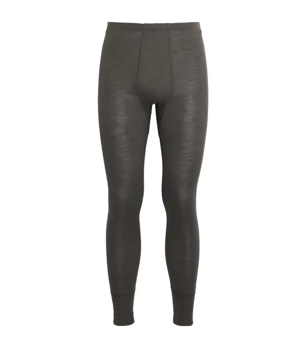 Hanro Wool-silk Long Johns - Grey