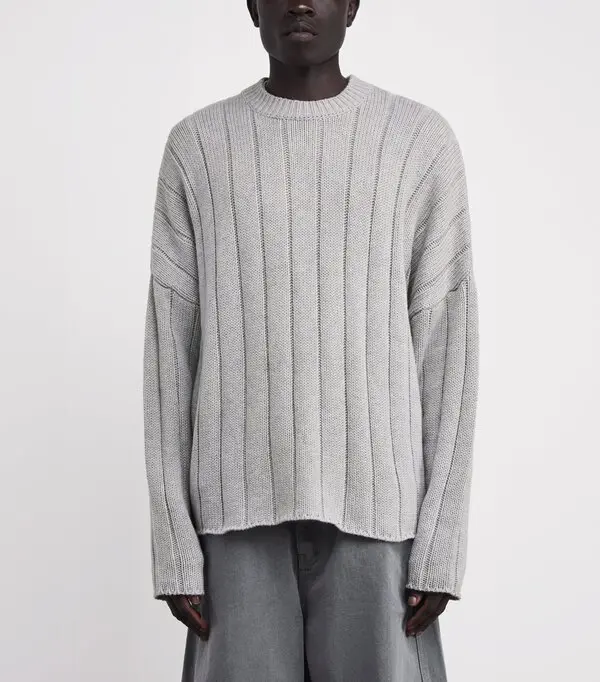ABOUT:BLANK Wool-blend Crewneck Sweater