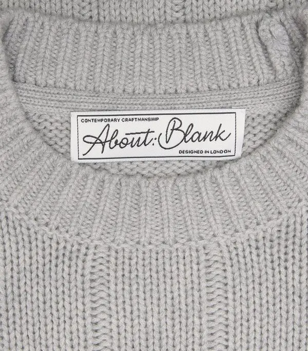 ABOUT:BLANK Wool-blend Crewneck Sweater