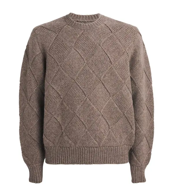 Rag & Bone Wool Basket-knit Sweater