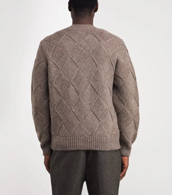 Rag & Bone Wool Basket-knit Sweater