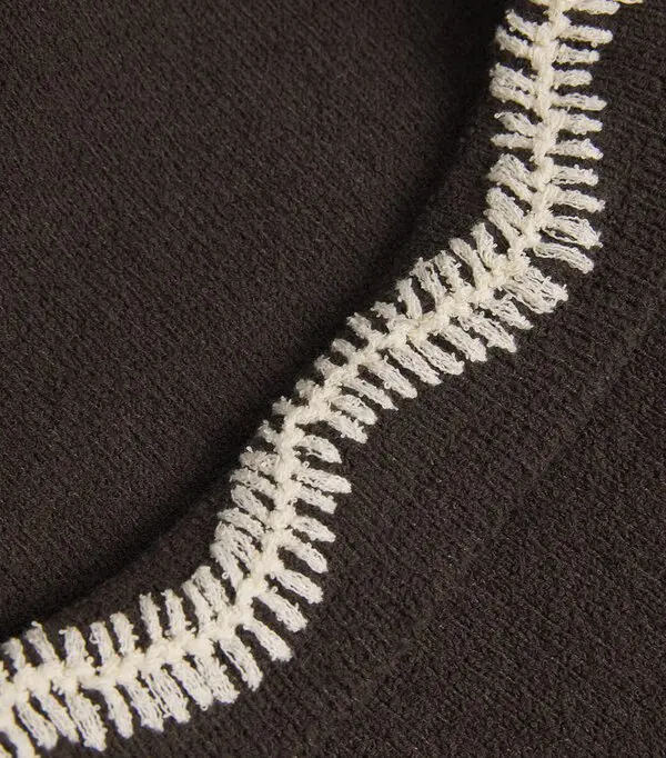 Commas Crochet-detail Polo Shirt