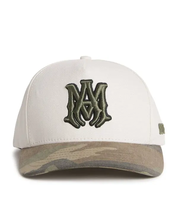 Amiri Cotton Camouflage Ma Outline Cap - Green