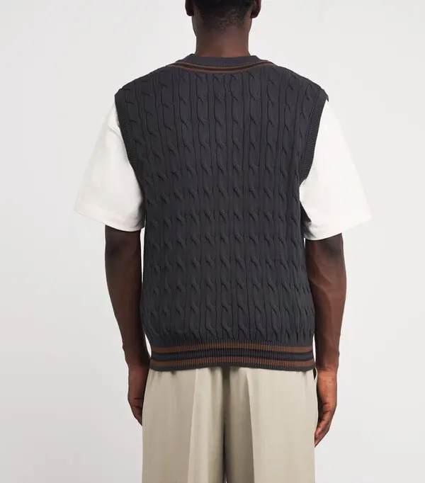 Rag & Bone Cotton Cable-knit Sweater Vest