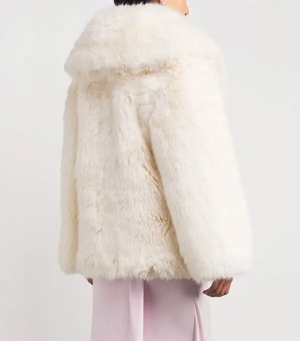 SELF-PORTRAIT Faux Fur Coat