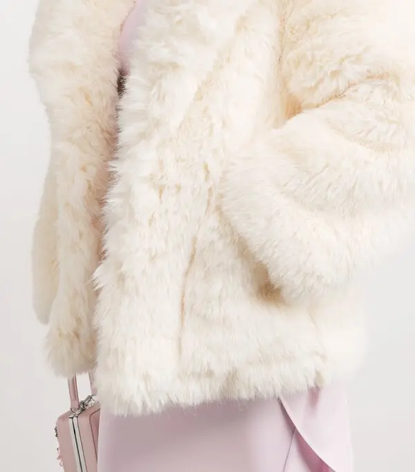 SELF-PORTRAIT Faux Fur Coat