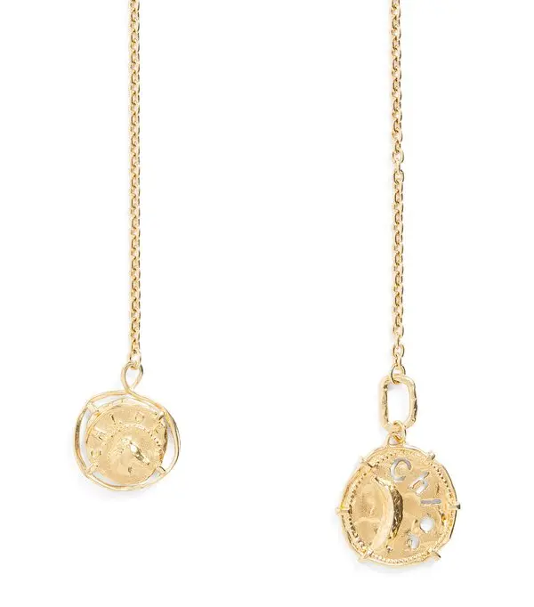 Chloé Medals Scarf Necklace - Gold