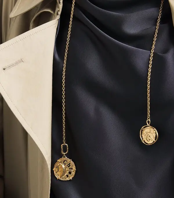 Chloé Medals Scarf Necklace
