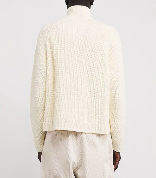 ABOUT:BLANK Cotton Half-zip Sweater