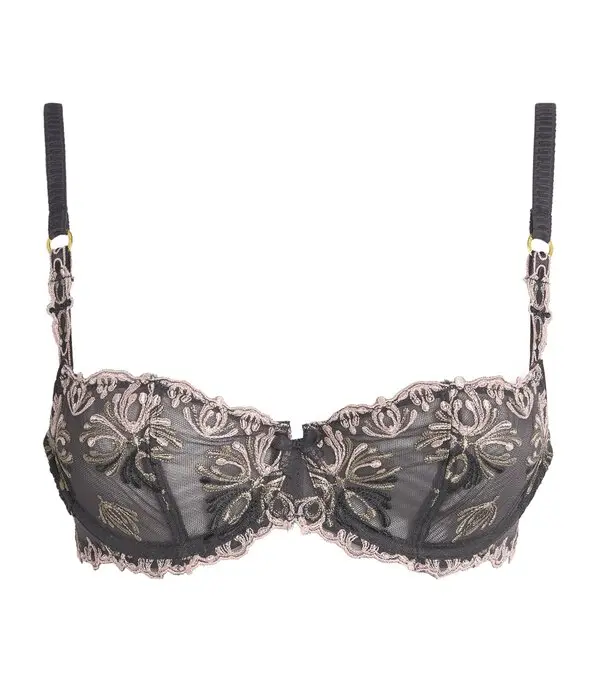 Chantelle Lace Champs Élysées Balcony Bra - Black