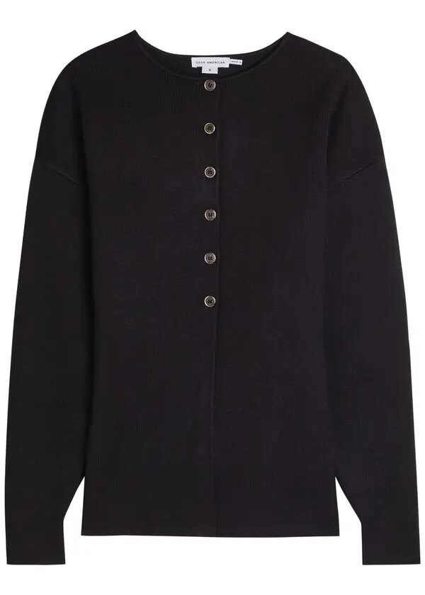 Good American Knit Cardigan - Black
