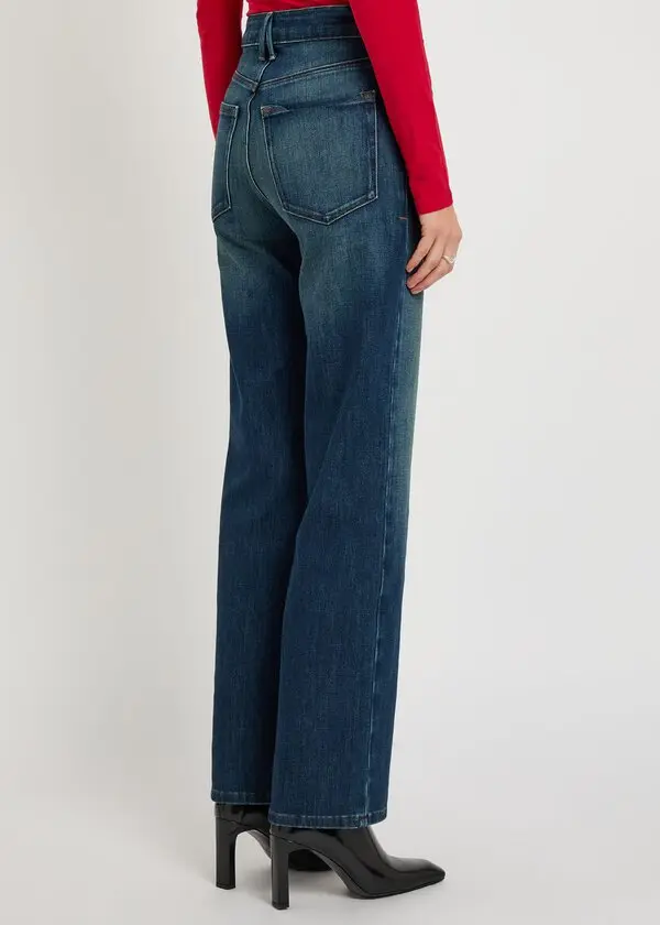 Good American Straight-leg Denim Jeans - Navy