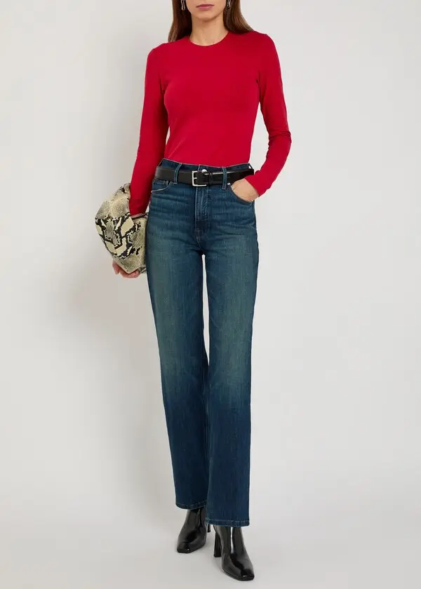 Good American Straight-leg Denim Jeans - Navy