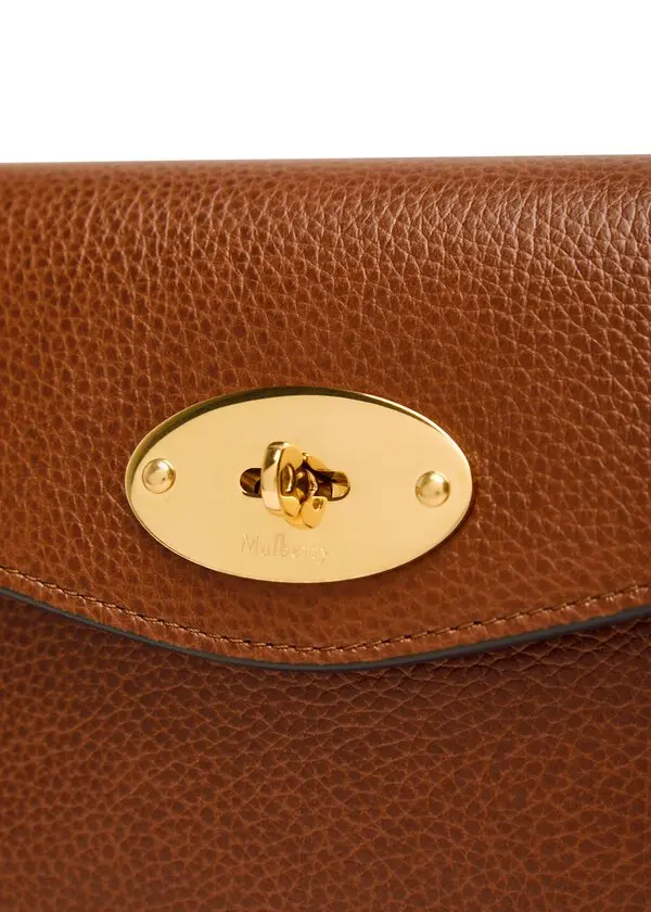 Mulberry Darley Grained Leather Pouch - Tan