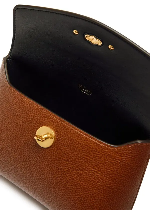 Mulberry Darley Grained Leather Pouch - Tan