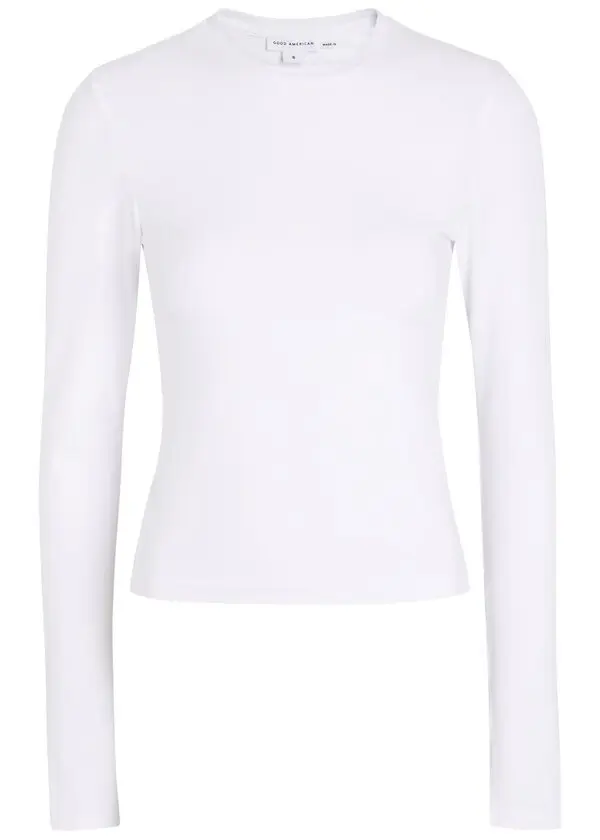 Good American Stretch-cotton T-shirt