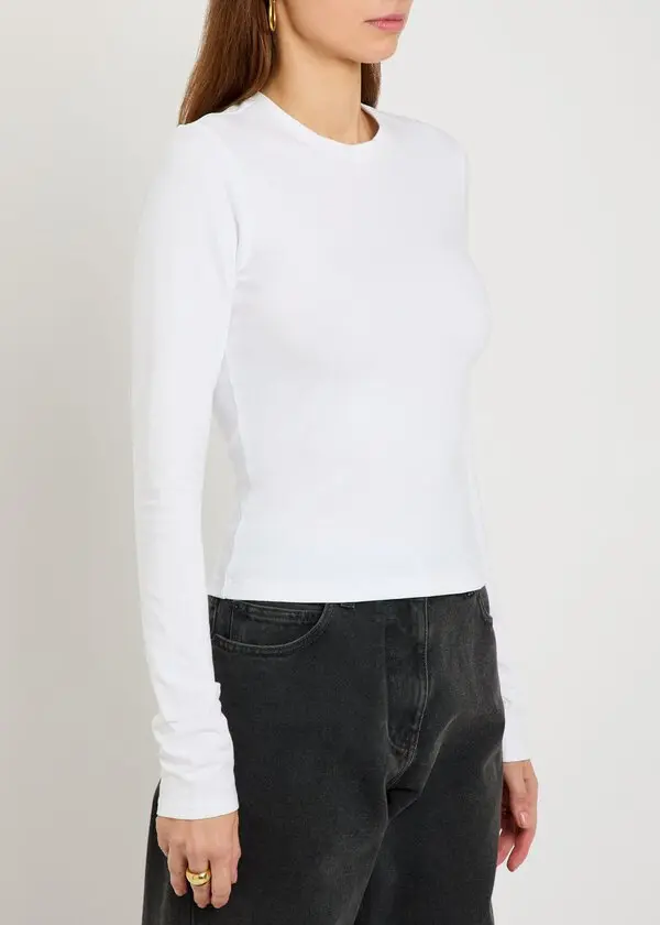 Good American Stretch-cotton T-shirt