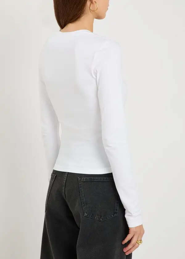 Good American Stretch-cotton T-shirt