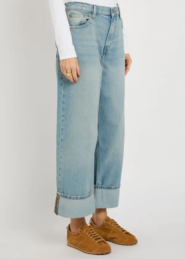 Good American Good Standard Baggy Straight-leg Jeans - Blue