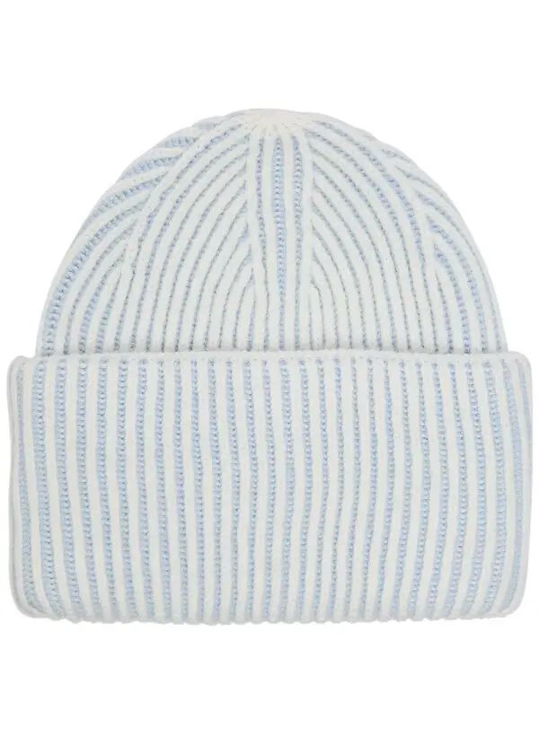 Varley Dionne Ribbed-knit Beanie - Blue
